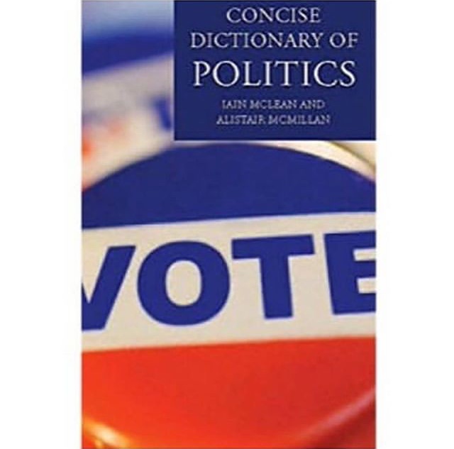 NewBookSale | Concise Dictionary of Politics